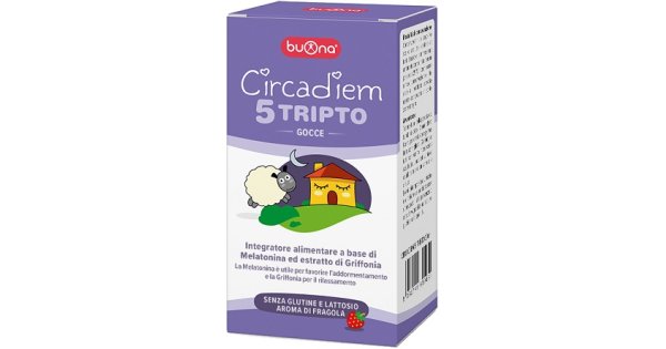 Circadiem 5 tripto - melatonina e triptofano per il riposo notturno ...