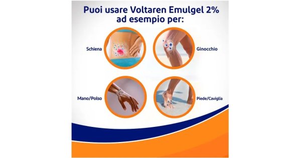 Voltaren Emulgel 2% gel con antinfiammatorio 180 grammi