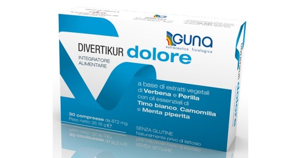 Divertikur dolore integratore per diverticoli 30 compresse