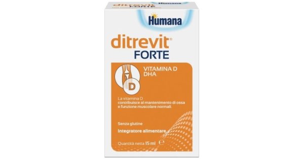 Ditrevit Forte gocce orali integratore di vitamina D e DHA - 15 ml